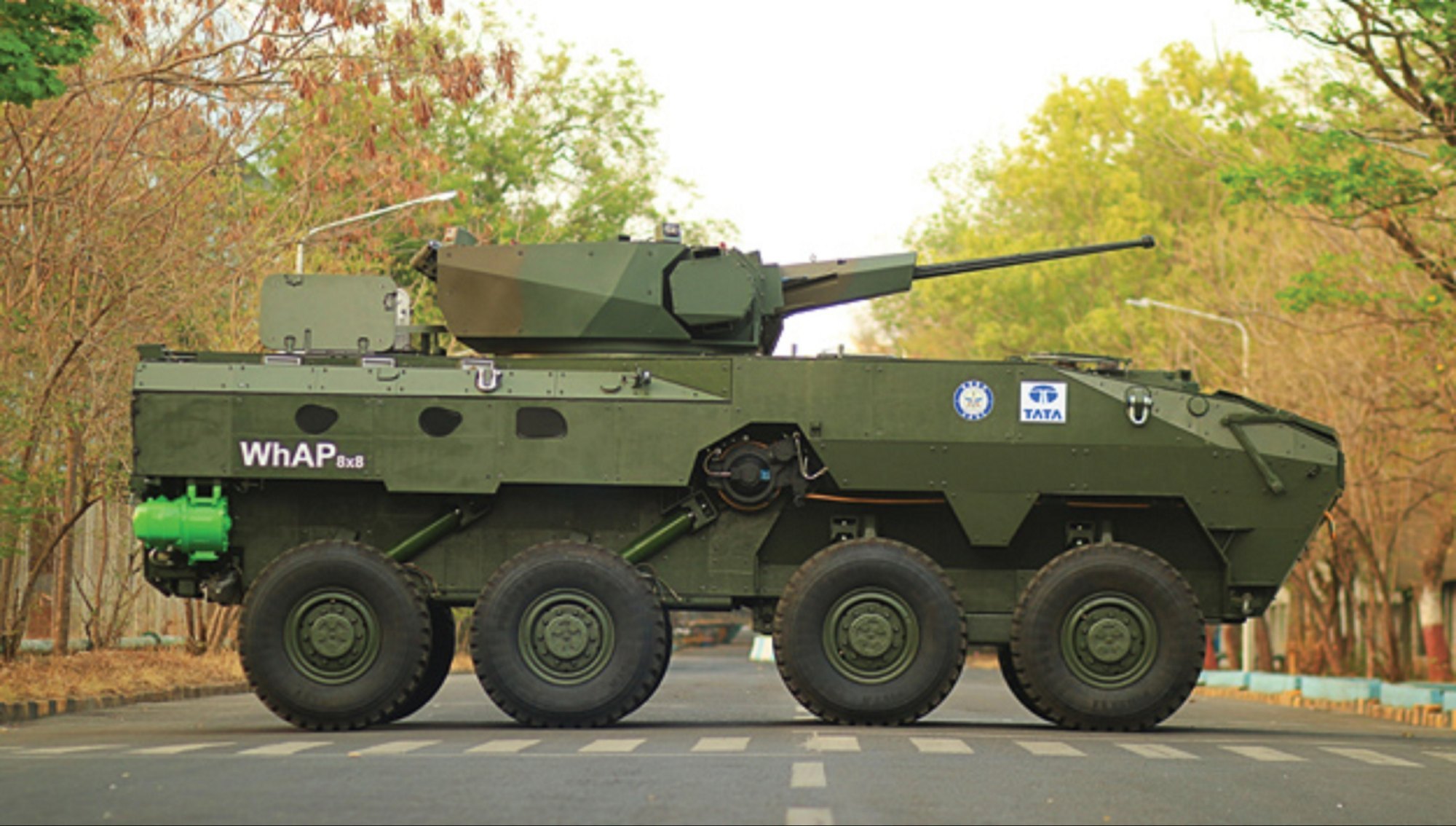 Morocco Chooses Elbit Systems’ Turret-Mounted Guns for TATA WhAP 8×8 ...